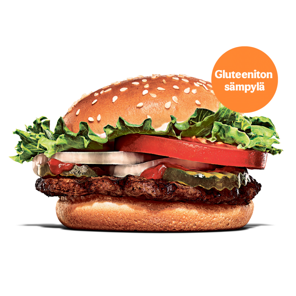 WHOPPER® Jr. gluteenittomalla sämpylällä - Burger King